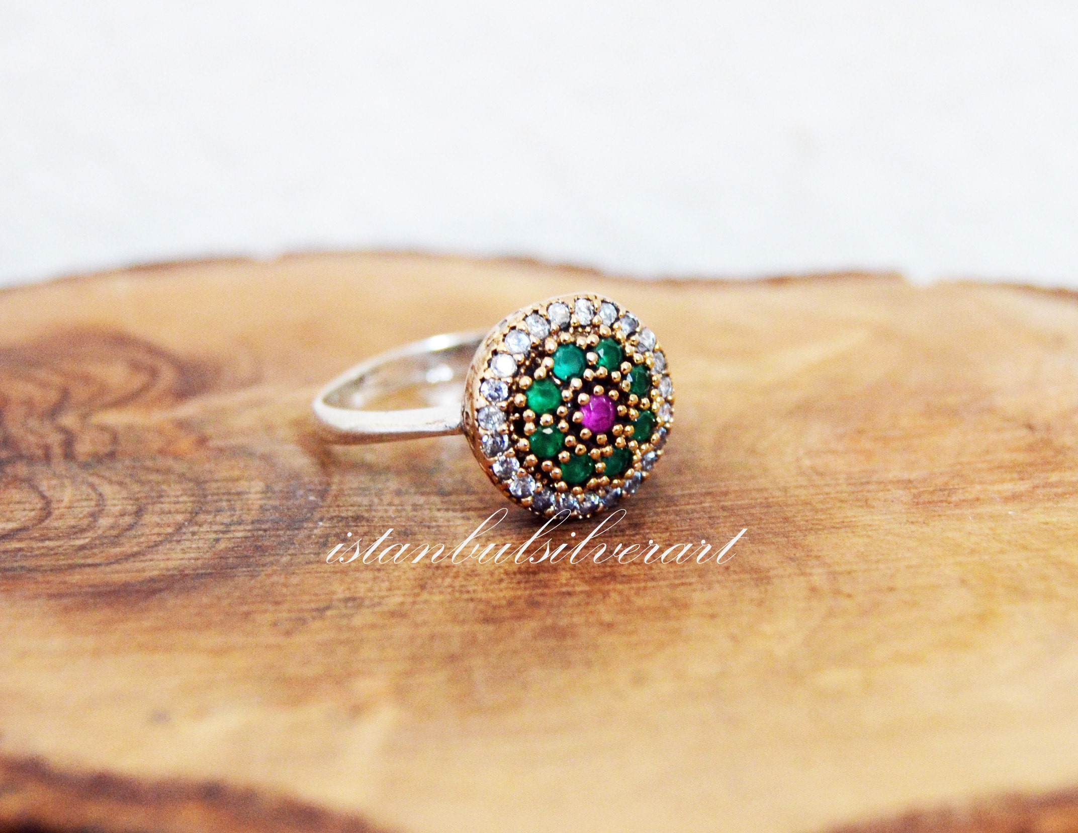 Handmade Ring Women Turkish Handmade Silver Ladies Ring - Etsy