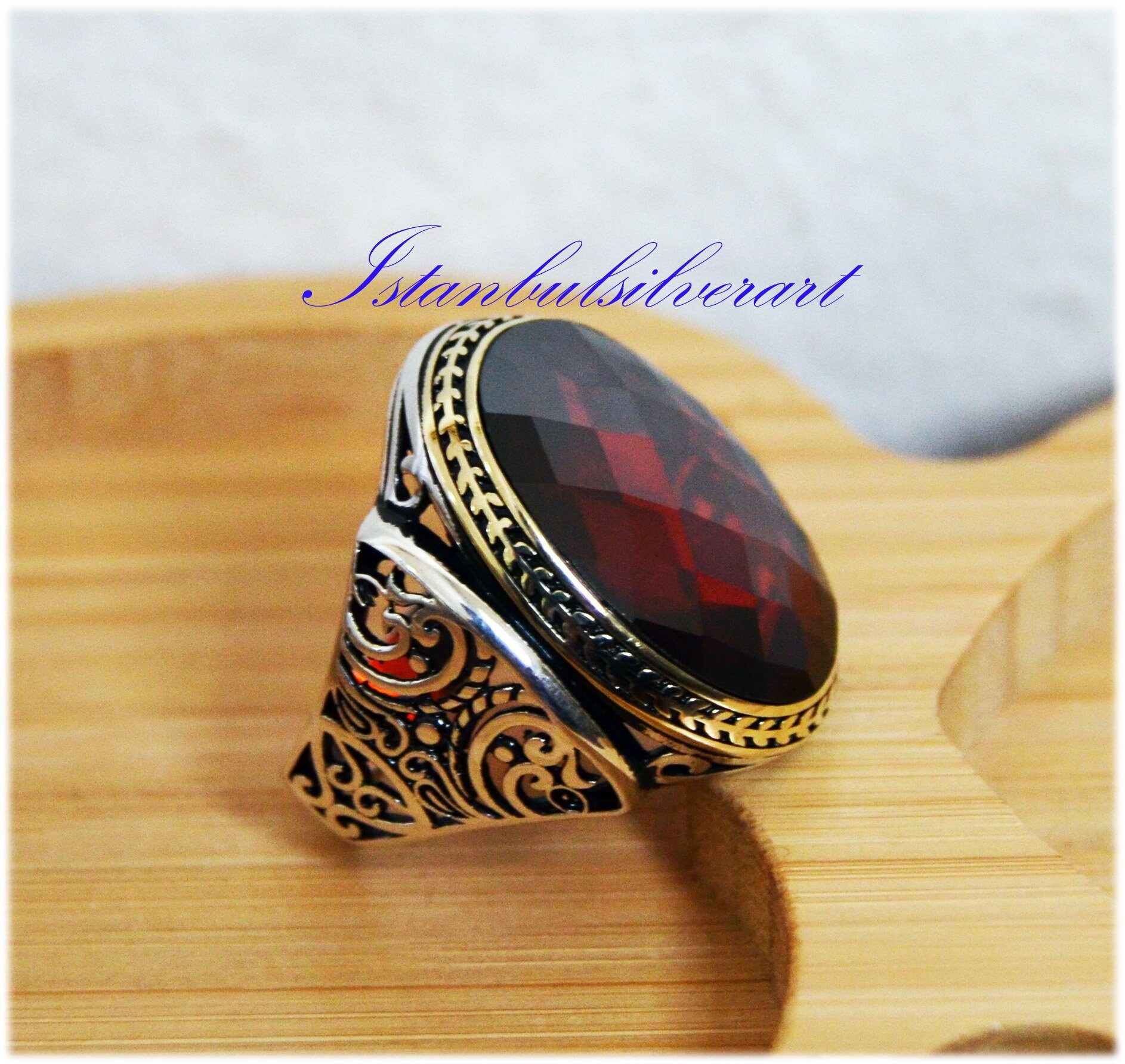 Mens Handmade Ring Turkish Handmade Silver Men Ring Ottoman | Etsy