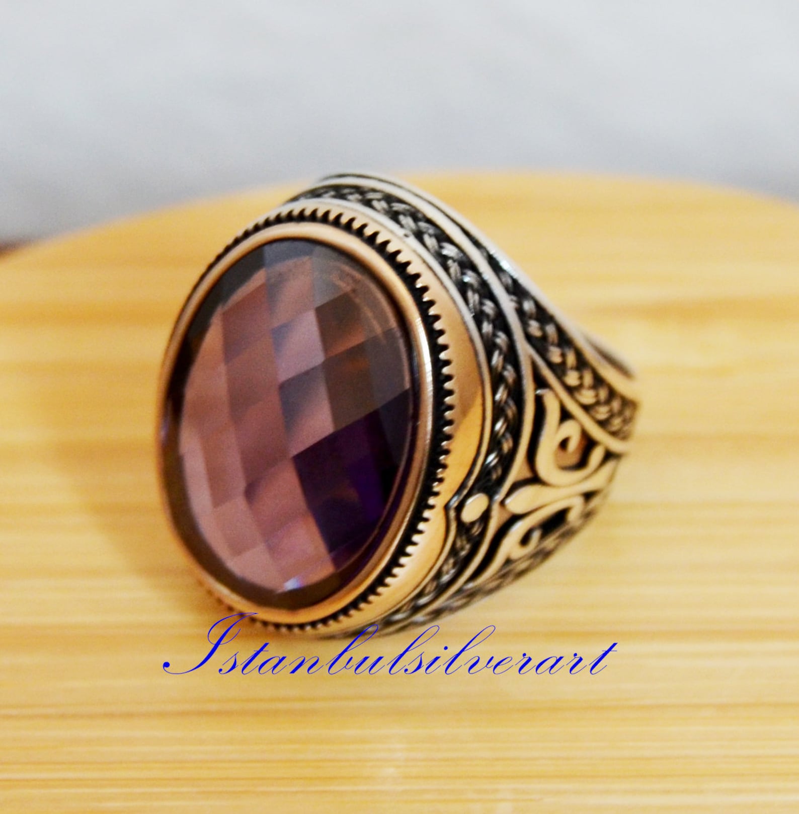 Anillo hecho a mano para hombres anillo de hombres de plata | Etsy