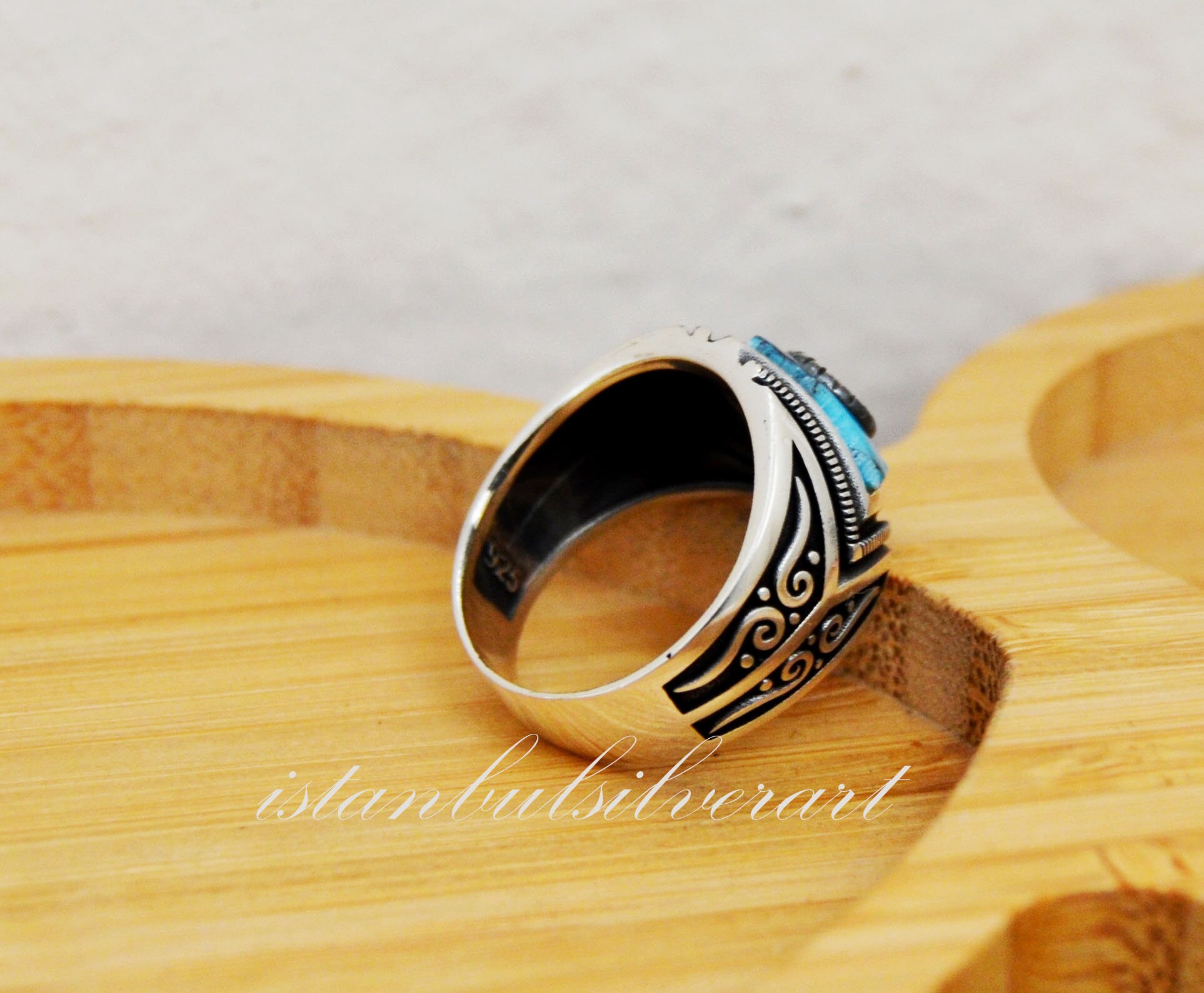 Mens Handmade Ring Turkish Handmade Silver Men Ring Ottoman | Etsy