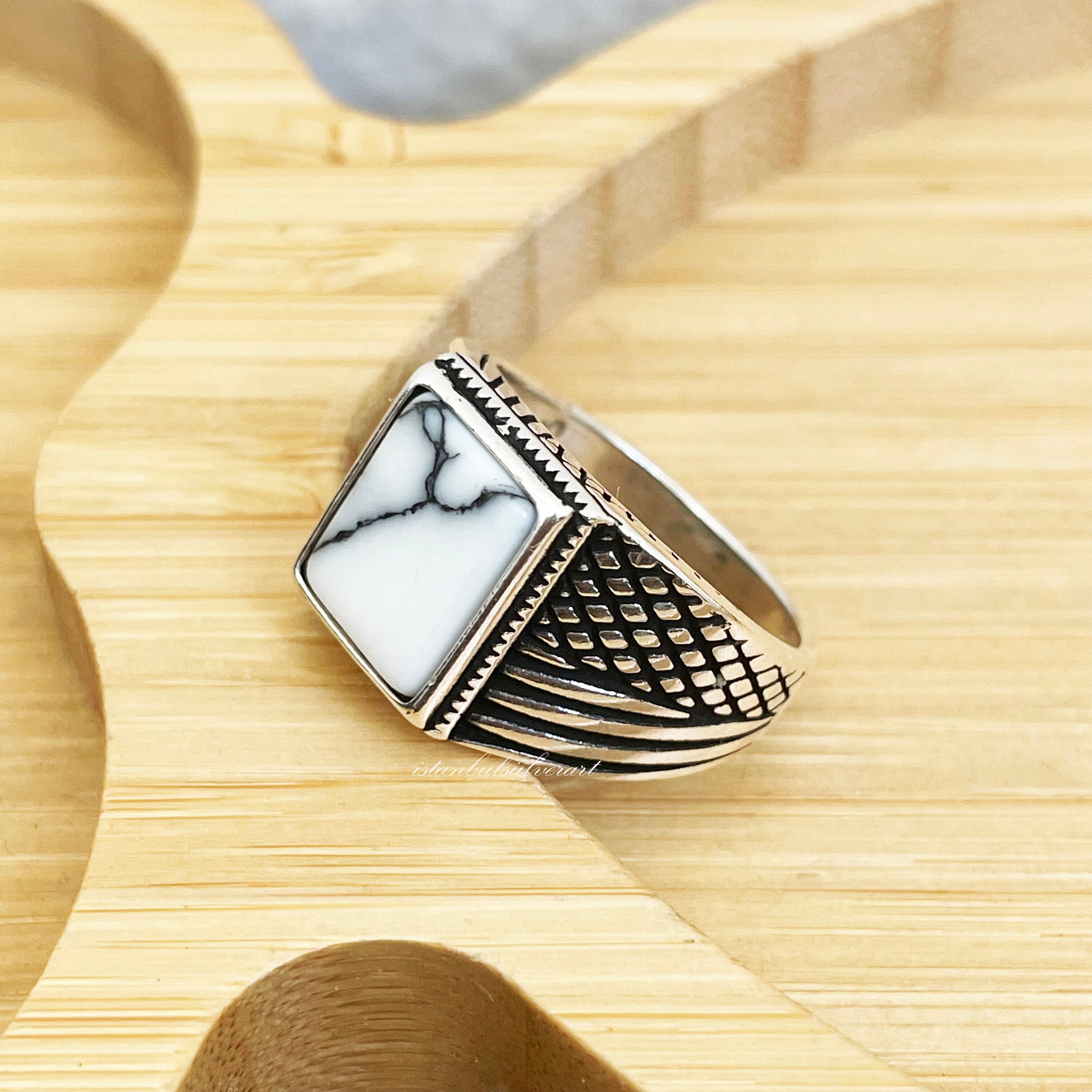 Mens Handmade Ring Turkish Handmade Silver Men Ring Ottoman | Etsy