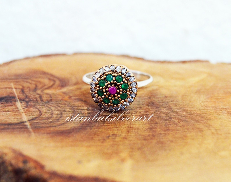 Handmade Ring Women Turkish Handmade Silver Ladies Ring - Etsy
