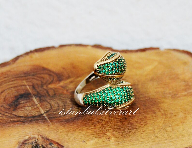 Handmade Ring Women Turkish Handmade Silver Ladies Ring | Etsy