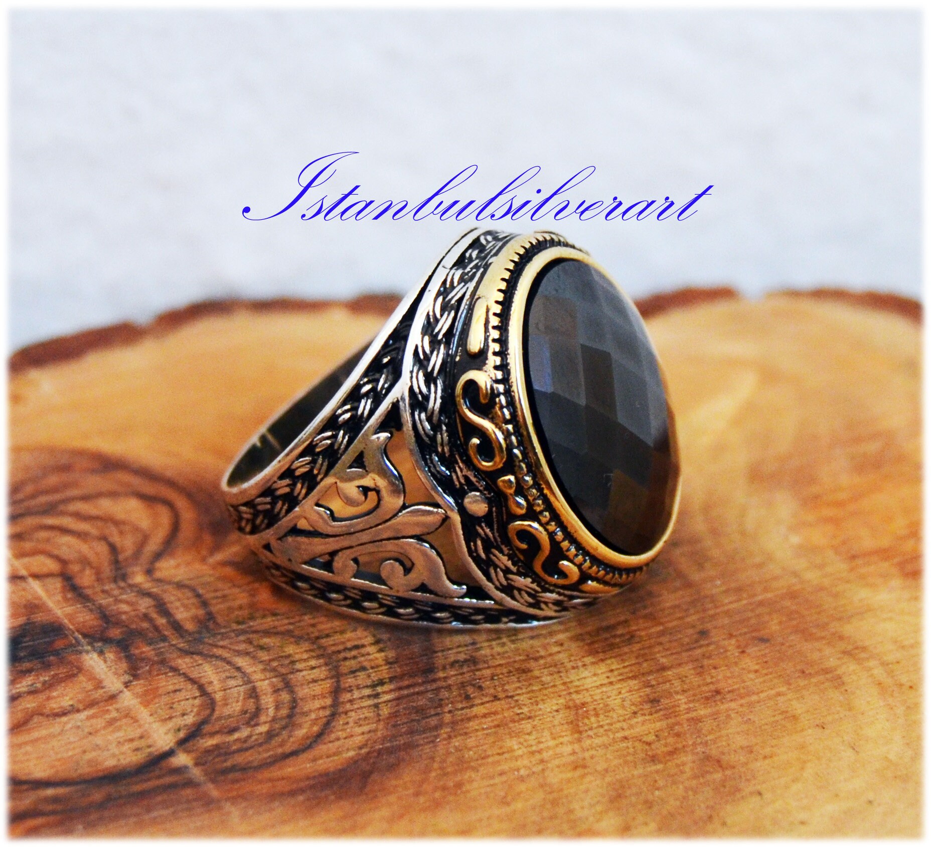 Mens Handmade Ring Turkish Handmade Silver Men Ring Ottoman | Etsy