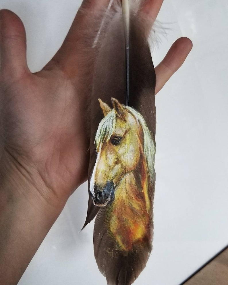 CUSTOM/PERSONALIZED Painted Feathers - Etsy