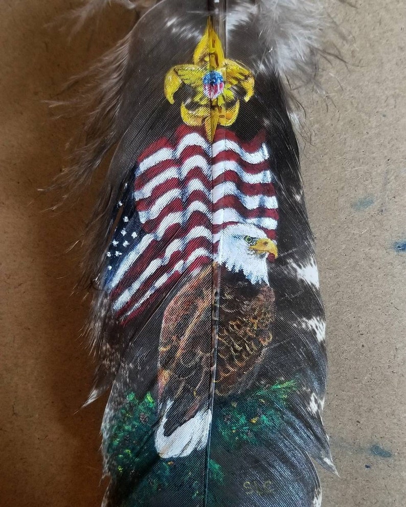 CUSTOM/PERSONALIZED Painted Feathers - Etsy