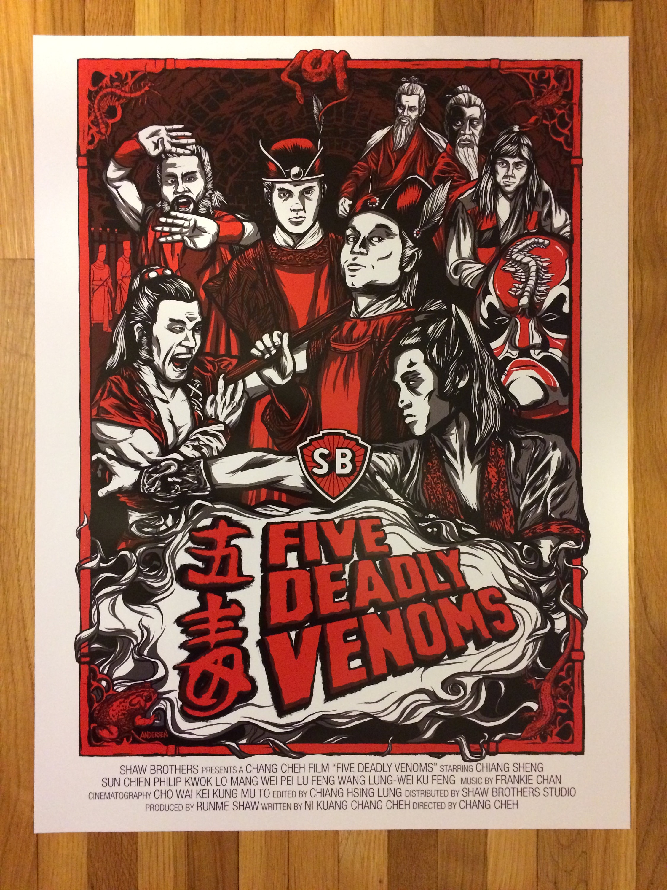 Five Deadly Venoms Poster