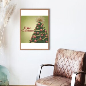 I Love Christmas Digital Printable - Etsy
