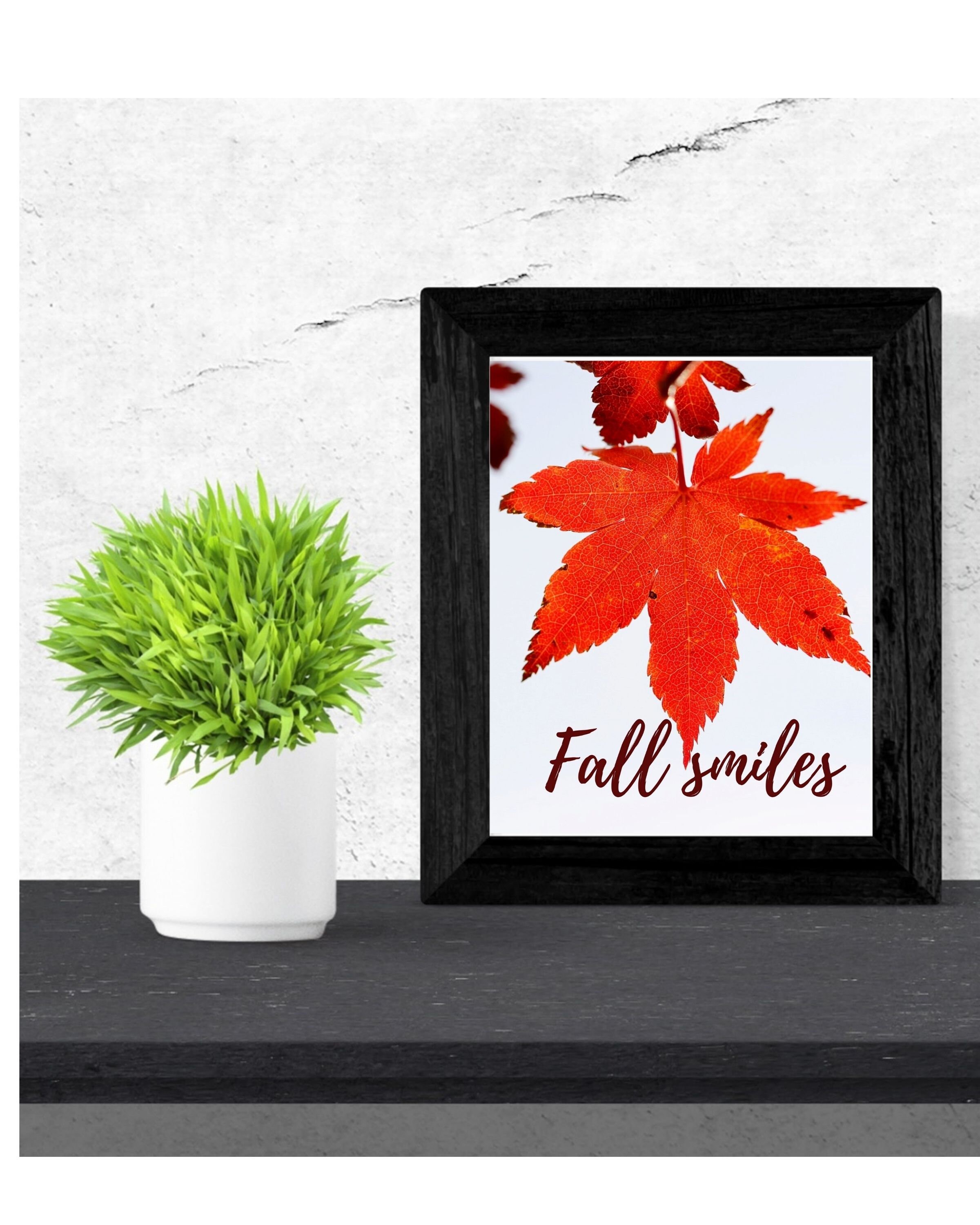 Fall Smiles Printable - Etsy