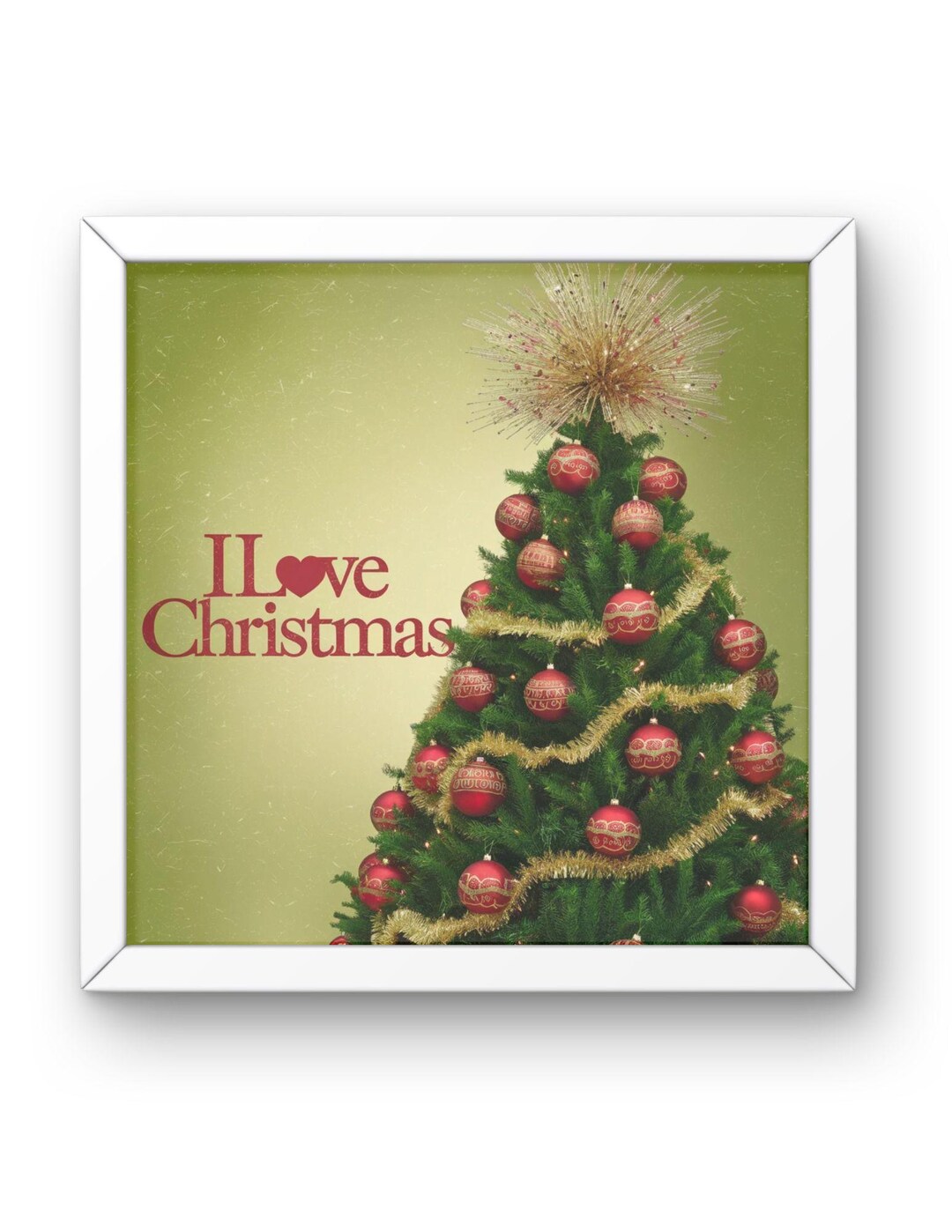 I Love Christmas Digital Printable - Etsy