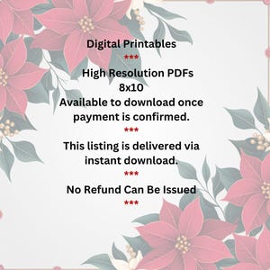 I Love Christmas Digital Printable - Etsy