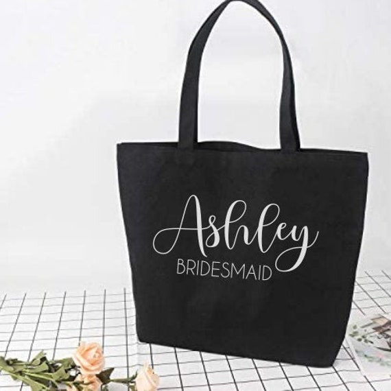 Bridesmaid Tote Bag/bridal Party Totes/wedding Gift/future - Etsy