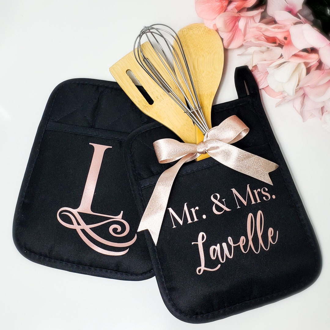 Oven Mitts Personalized/pot Holders Sets/housewarming Gift/oven Pot ...