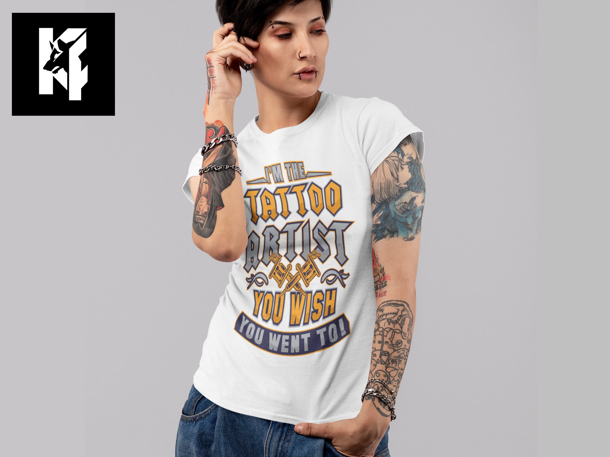 Tattoo Artist Gift T-shirt, I'm the Tattoo Artist You Wish You Went To ...