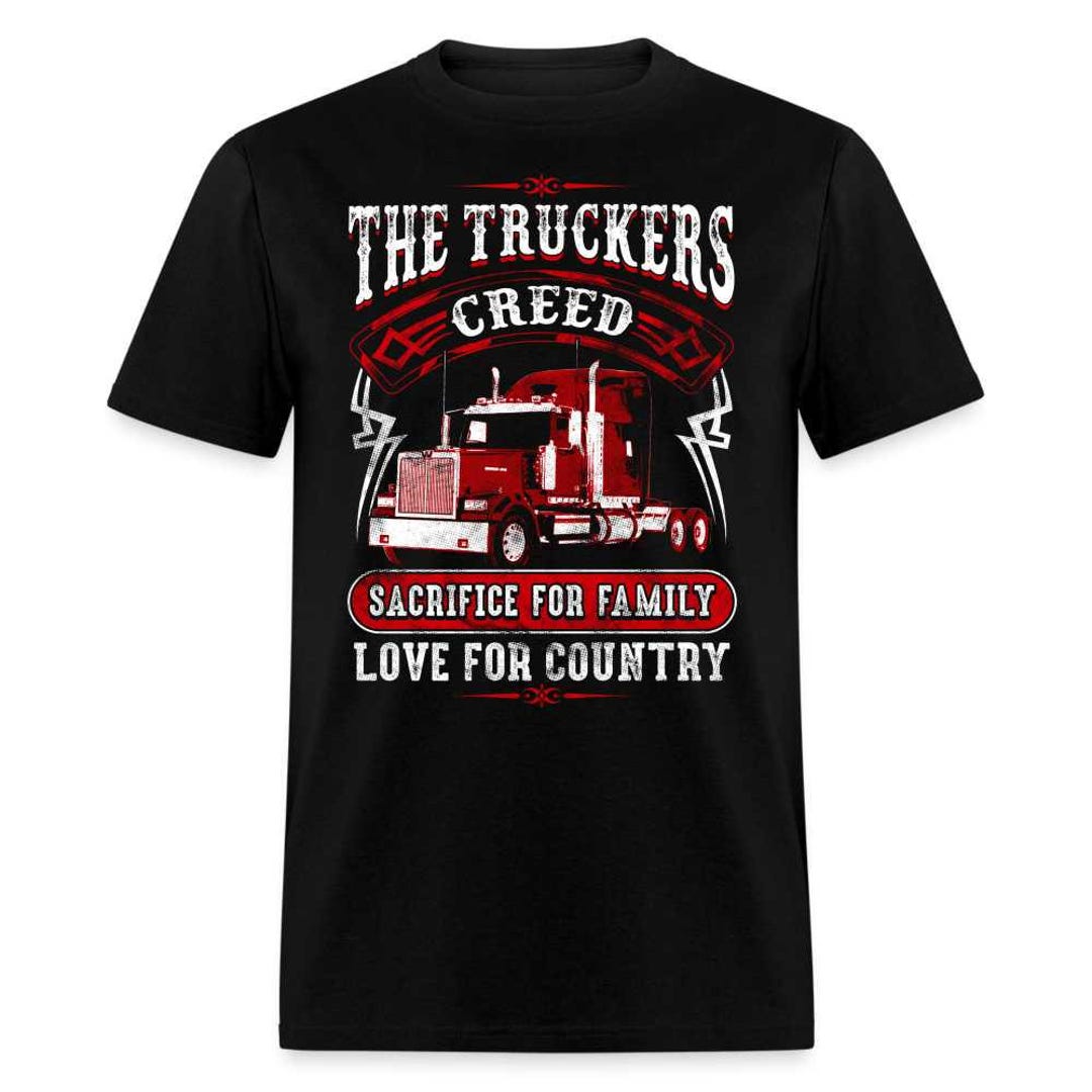 Semi Truck Driver 18 Wheeler Truckers Creed Unisex Classic T-shirt - Etsy
