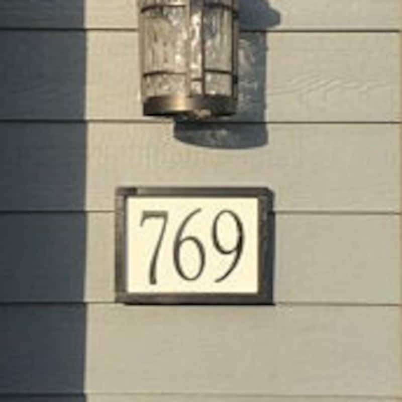 Rustic House Numbers - Etsy