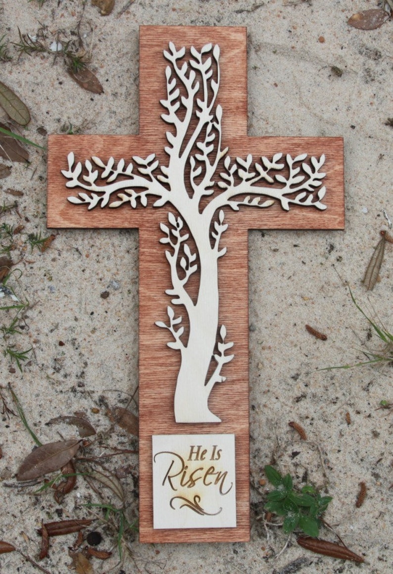 Croix d'arbre de vie Croix de baptême Croix de confirmation Croix en ...