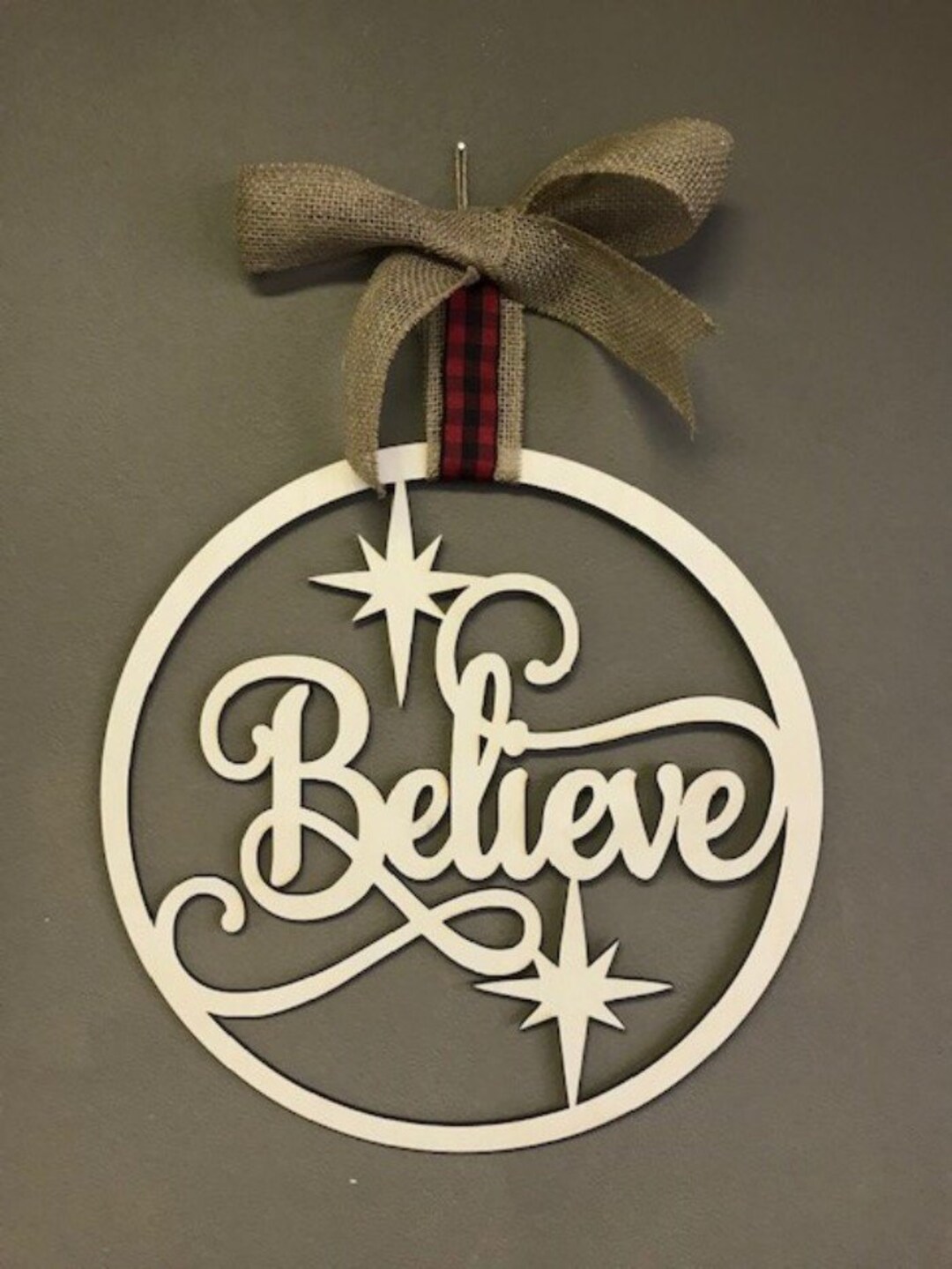 Large Christmas Ornament,holiday Sign,wall Sign,christmas Decor,wood ...