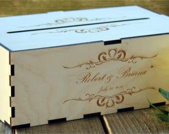 Wedding Card Box Rustic | Etsy