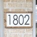 4 Number Farmhouse Style House Number Sign, House Number Sign,number ...