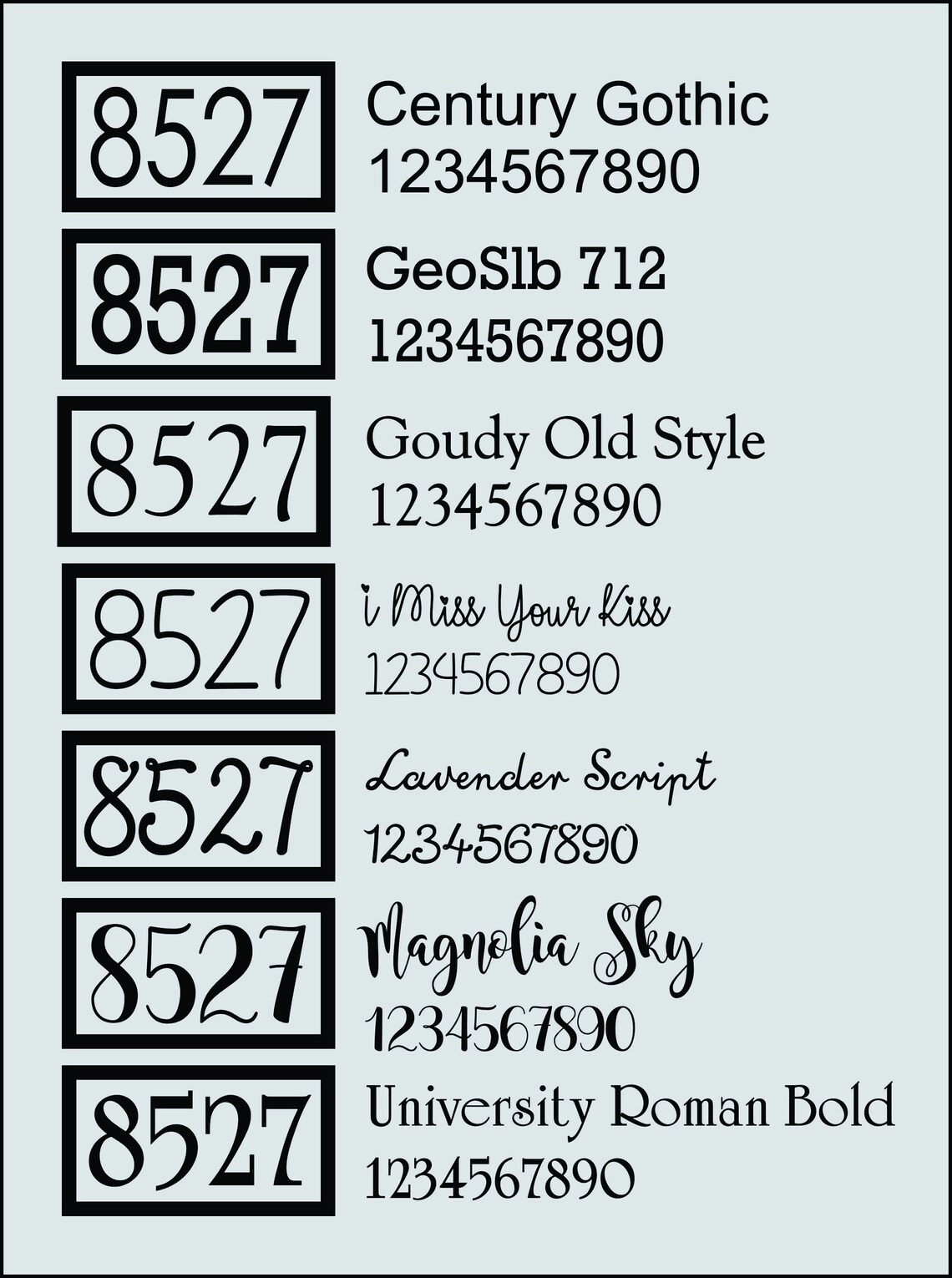 2 Number Farmhouse Style House Number Sign House Number - Etsy