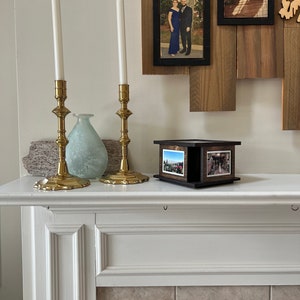 Rotating Photo Box, Memory Photo Frame,family Photo Frame,wooden Photo ...