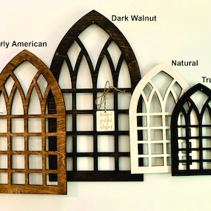Wood Cathedral Window Cathedral Window Frame Cathedral Window Arch ...