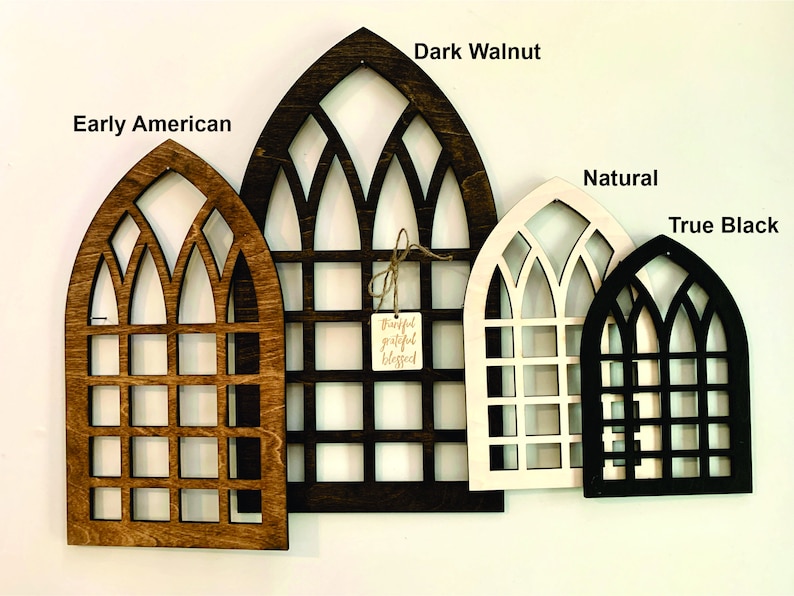 Wood Cathedral Window Cathedral Window Frame Cathedral Window - Etsy