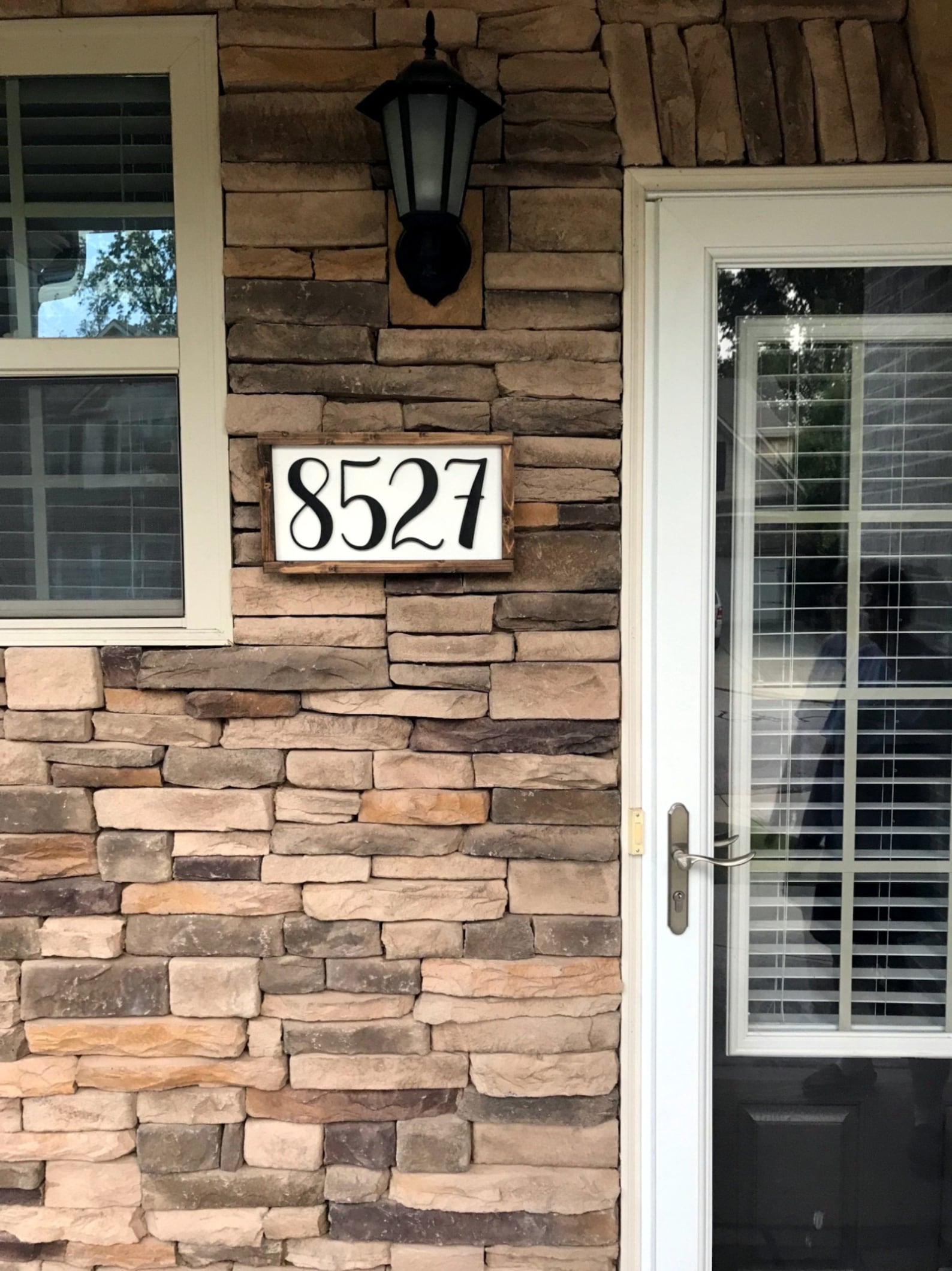 Farmhouse Style House Number Sign, House Number Sign,number Sign ...