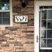 Farmhouse Style House Number Sign, House Number Sign,number Sign ...