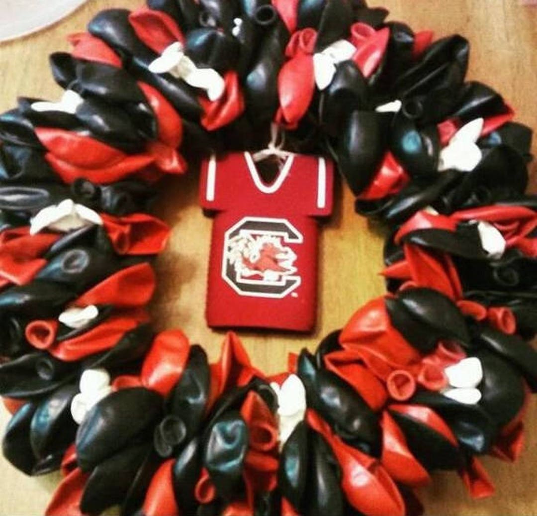 USC Game Cocks Balloon Wreath - Etsy