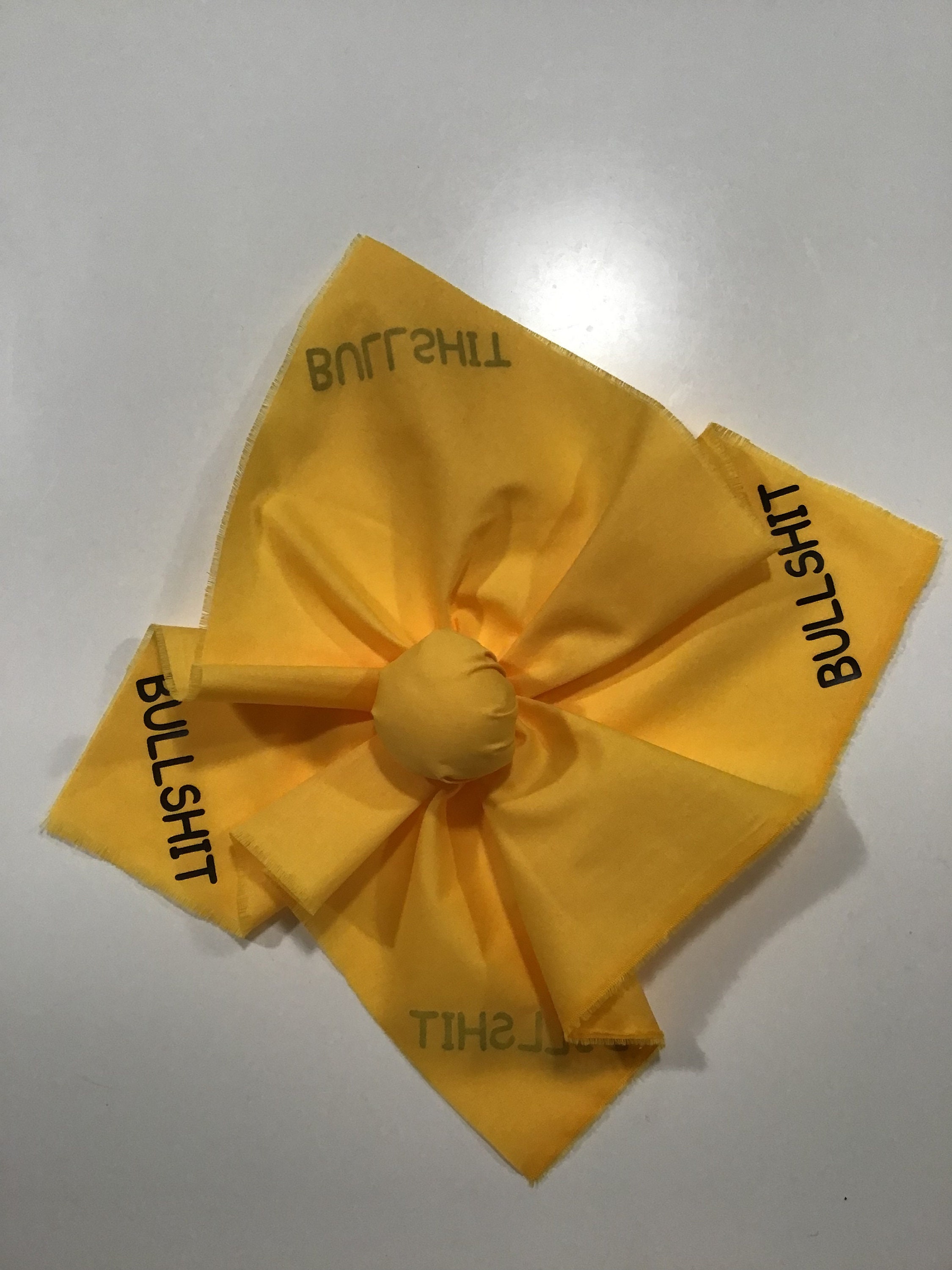 Yellow Novelty Football Penalty Flag, Gag Referee Tossing Flag - Etsy