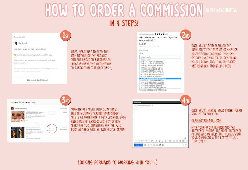 ART COMMISSIONS Custom Digital Art Commissions | Etsy UK