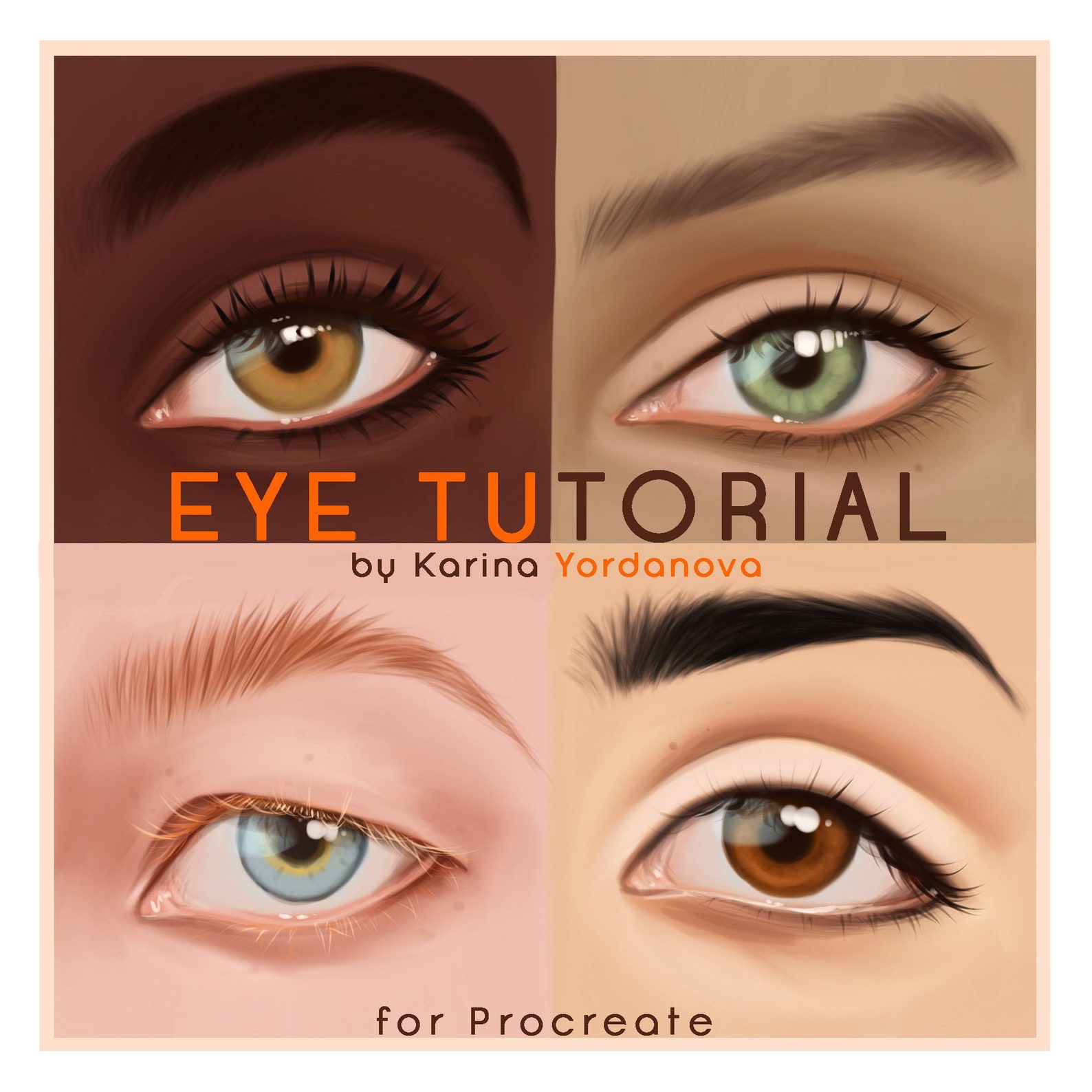 Eye TUTORIAL for PROCREATE - Etsy