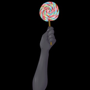 Lollipop Hand Vtuber Asset 20 Different Colors - Etsy