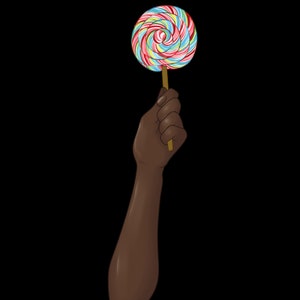 Lollipop Hand Vtuber Asset 20 Different Colors - Etsy