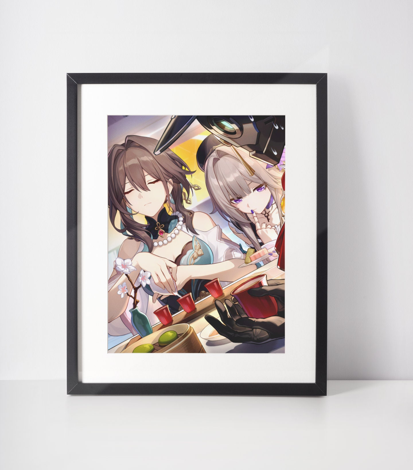 Honkai Star Rail Manga Anime Poster Wall Art herta/ruan - Etsy