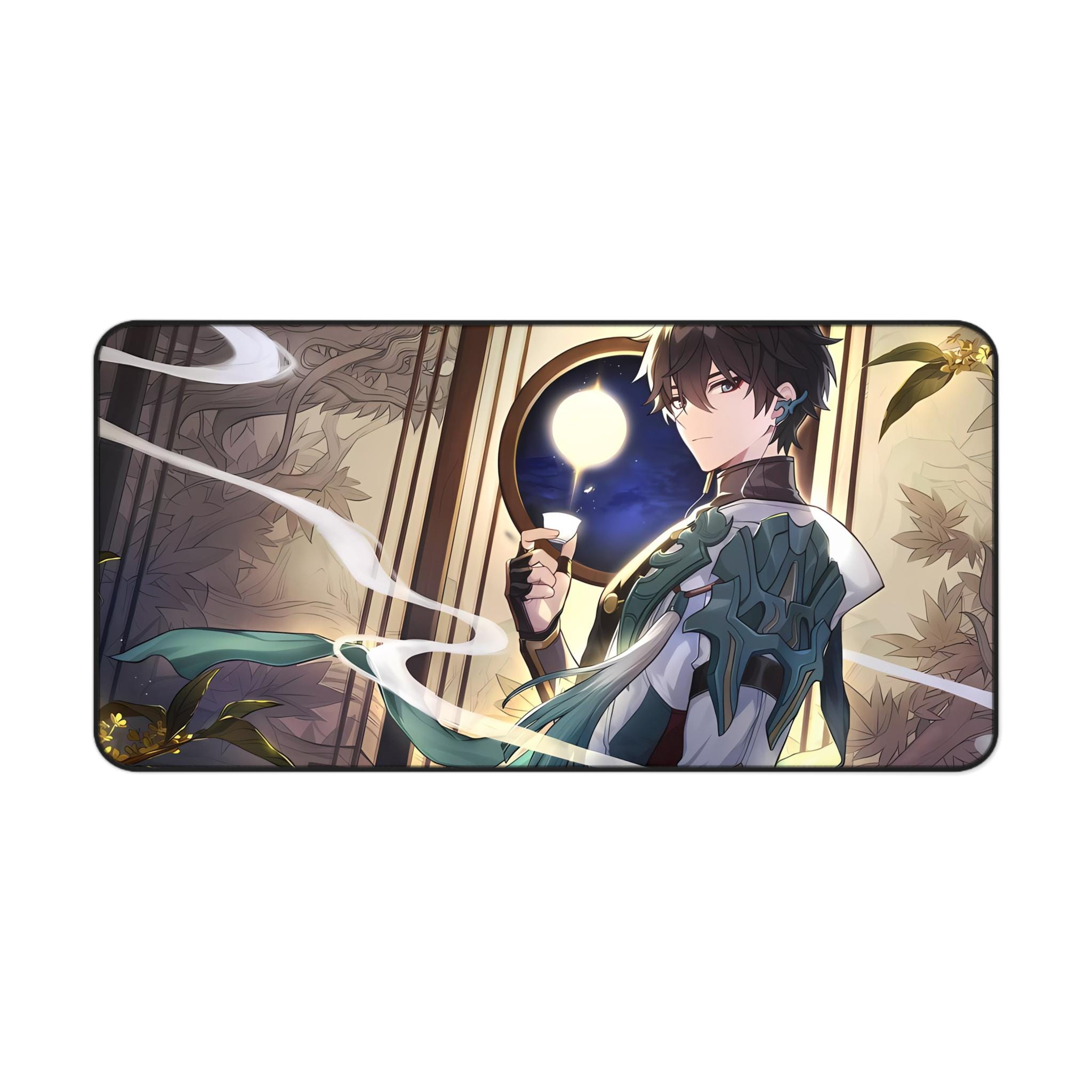 Gaming Desk Mat, Star Rail Dan Heng Character Design, Mouse Pad, Gaming ...