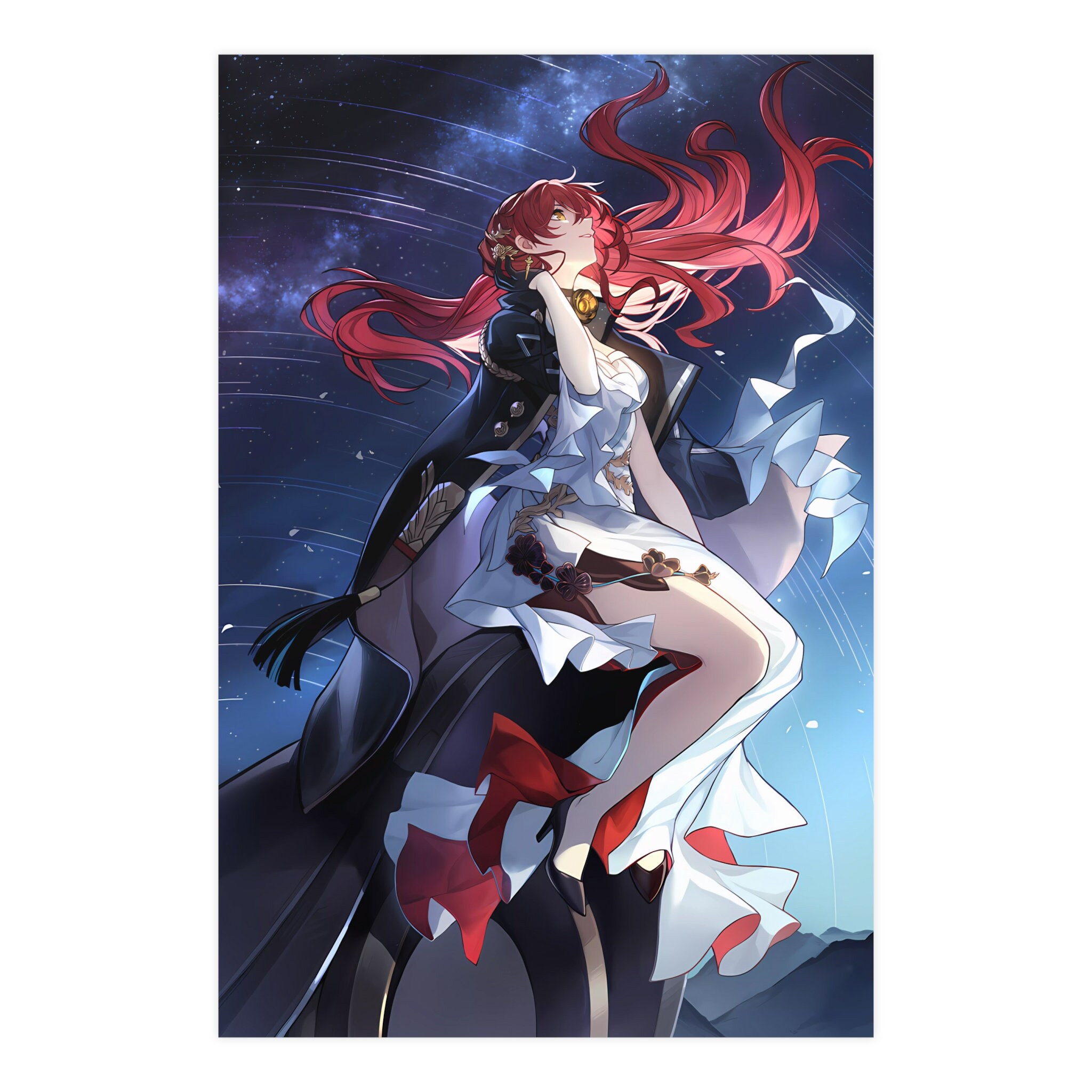 Honkai Star Rail Manga Anime Poster Wall Art himeko Night - Etsy