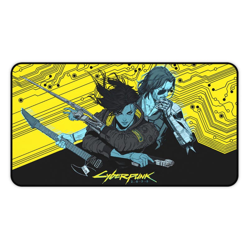 Cyberpunk Mousepad - Etsy