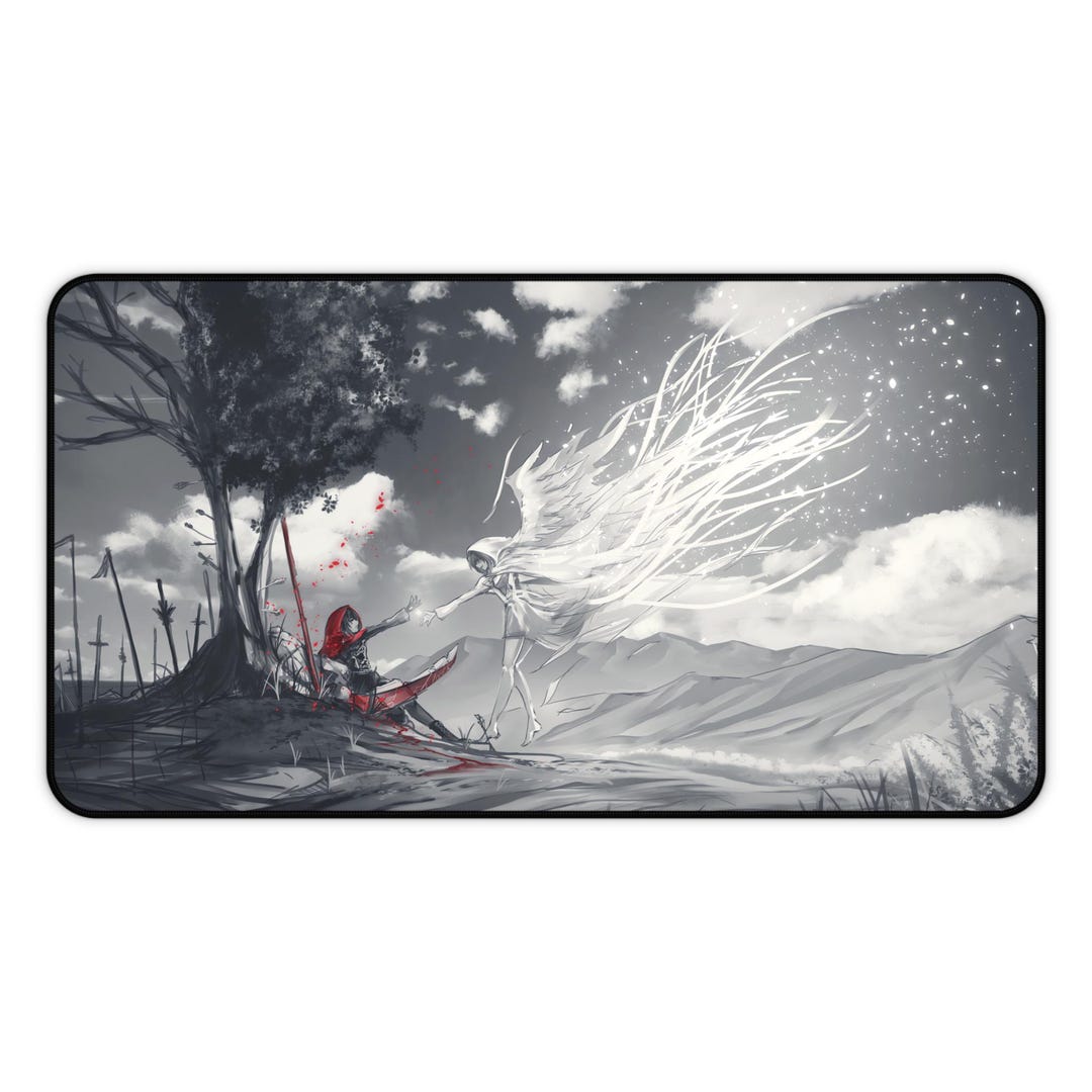 RWBY Desk Mat - Anime Gaming Mouse Pad for Gamers, Large Keyboard Mat ...