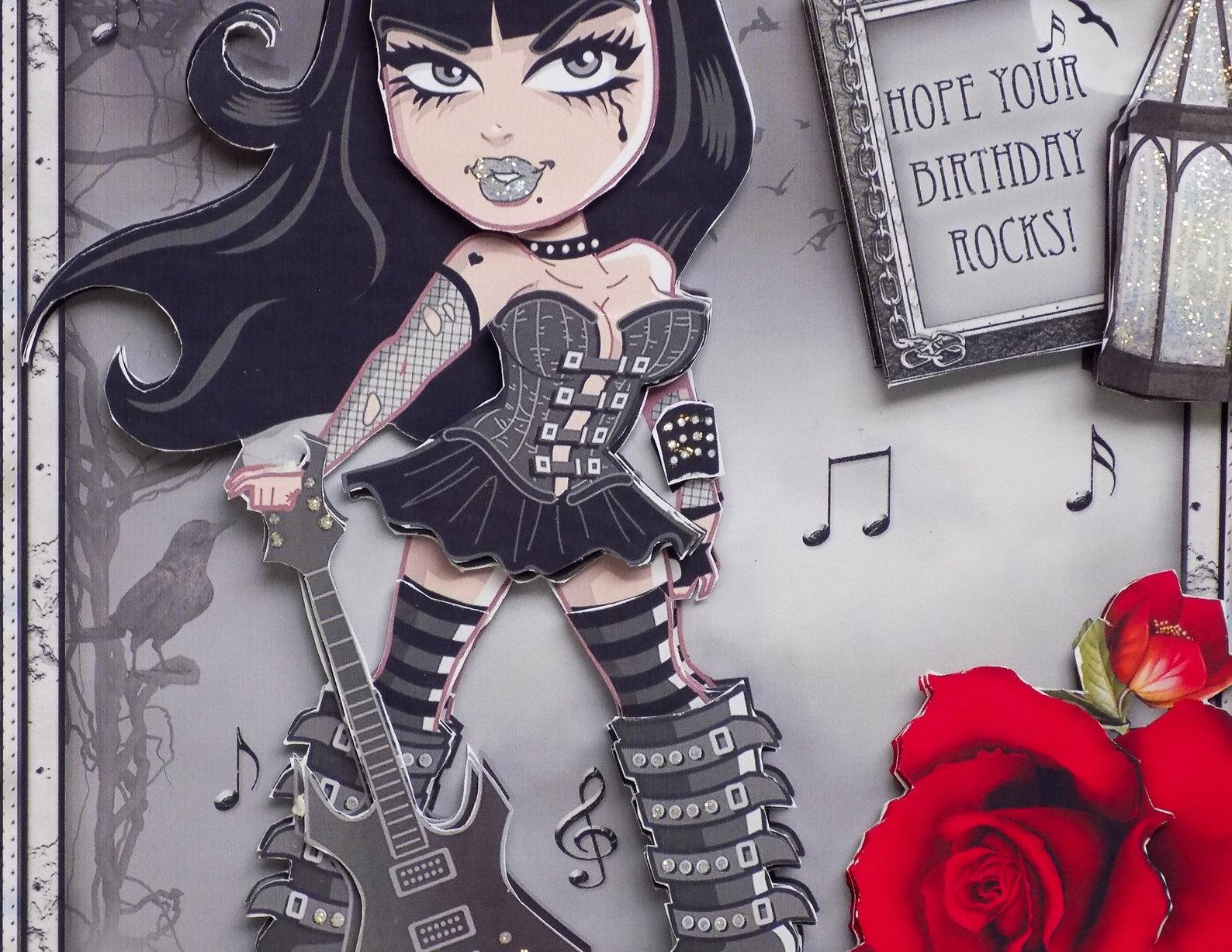 Rock Chick Birthday Card for Girlfriend Daughter Best Friend - Etsy UK