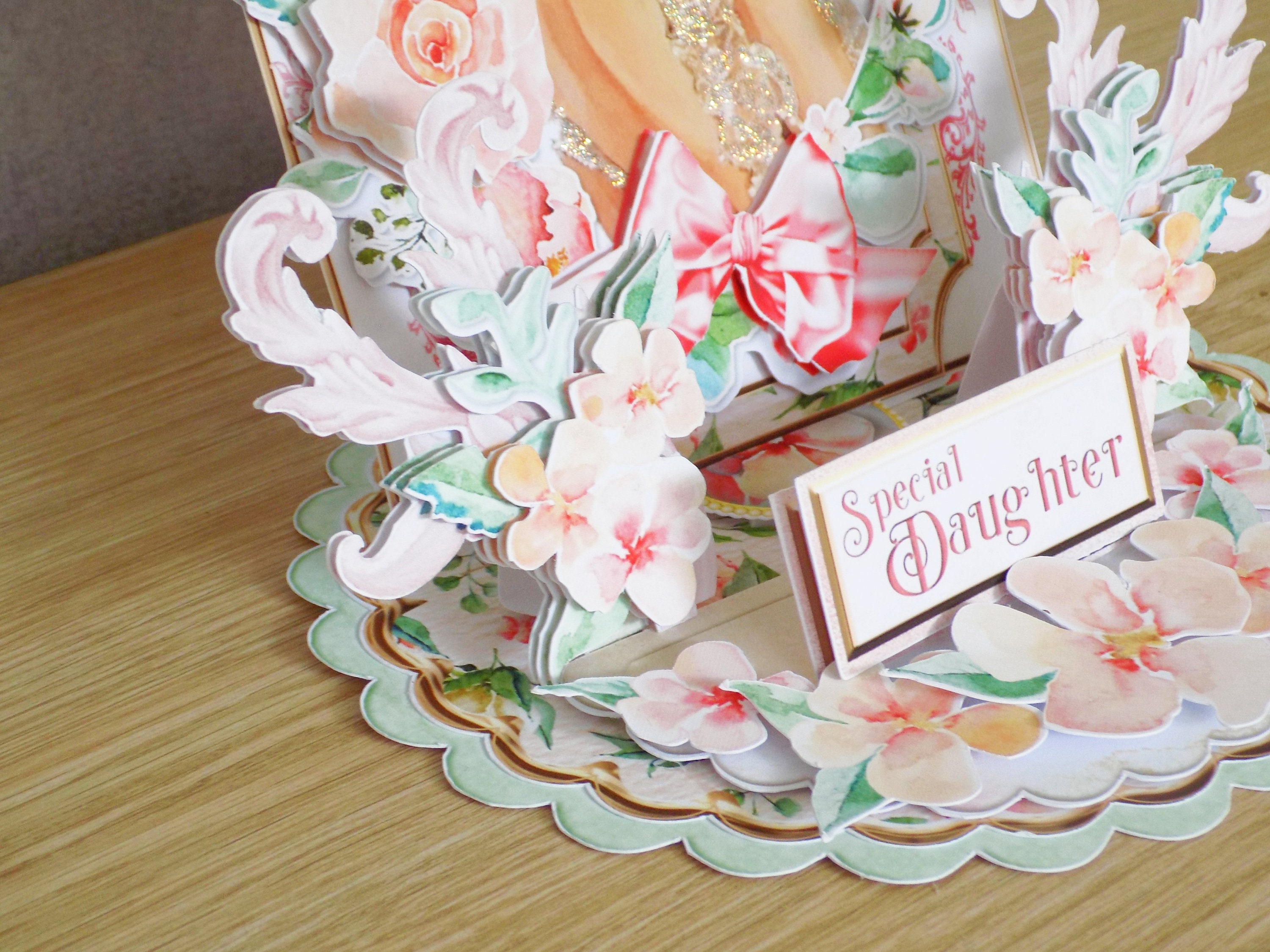 Daughter Birthday Card Pop up Cards for Her - Etsy UK