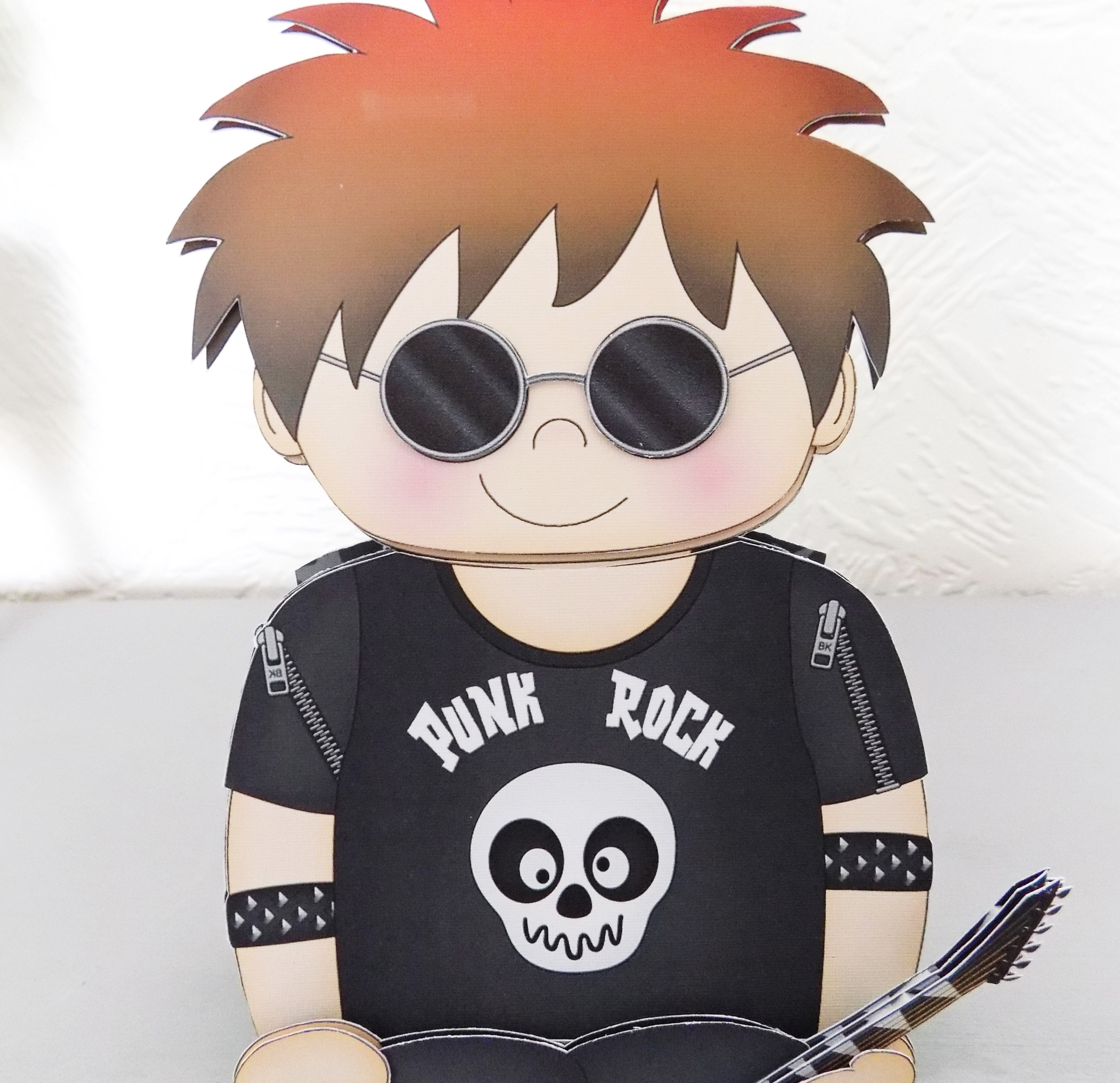 Punk Birthday Card Pop up Card for Boys Personalised Gift - Etsy UK