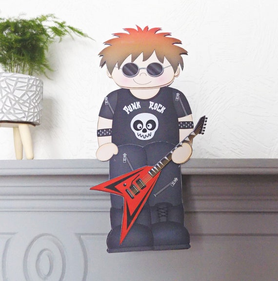 Punk Birthday Card Pop up Card for Boys Personalised Gift - Etsy UK