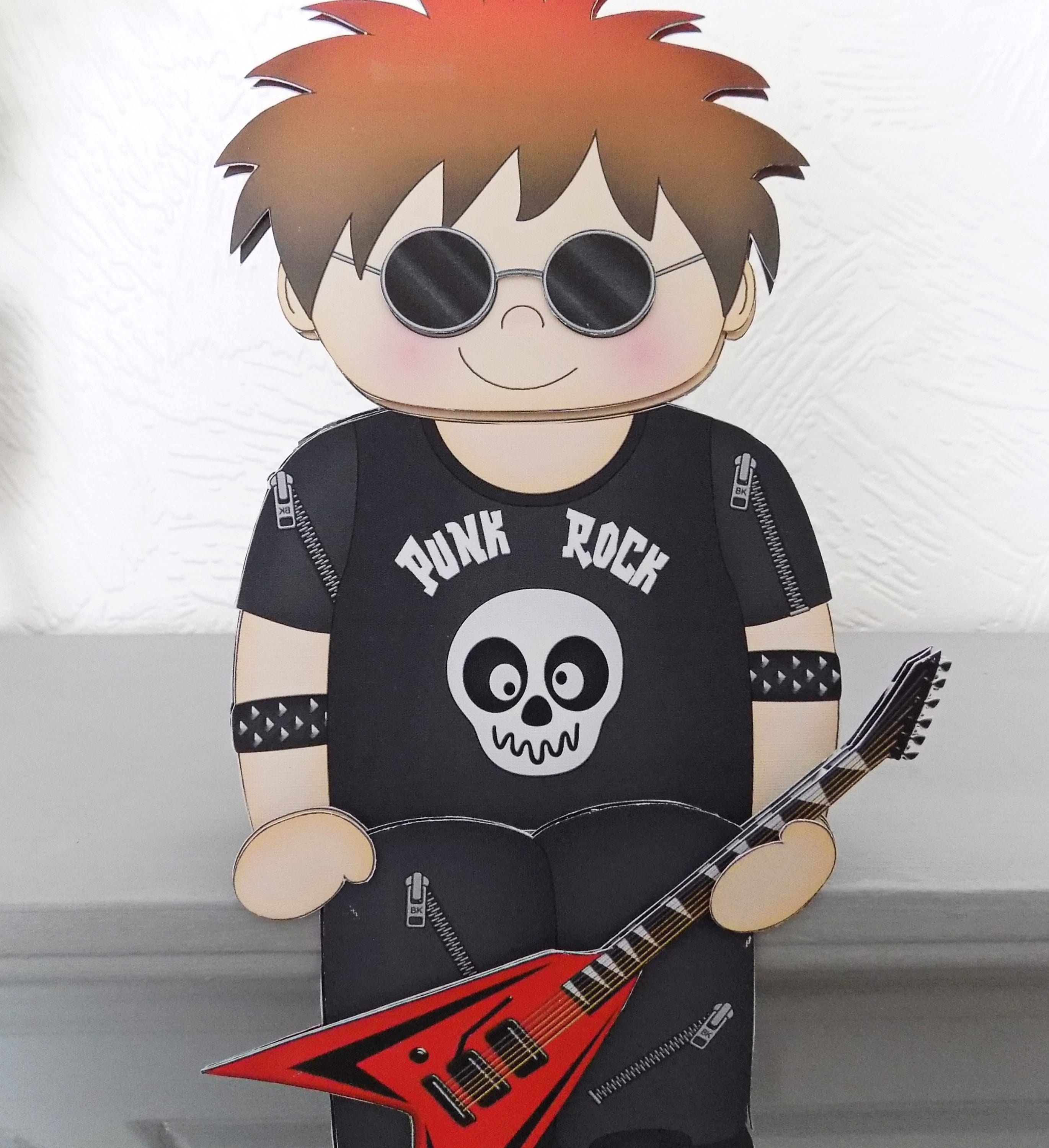 Punk Birthday Card Pop up Card for Boys Personalised Gift - Etsy UK