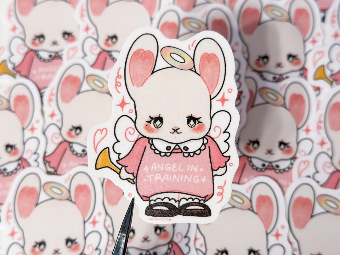Angel in Training - Waterproof Sticker ~ Illustrations by Alex Martinez ...