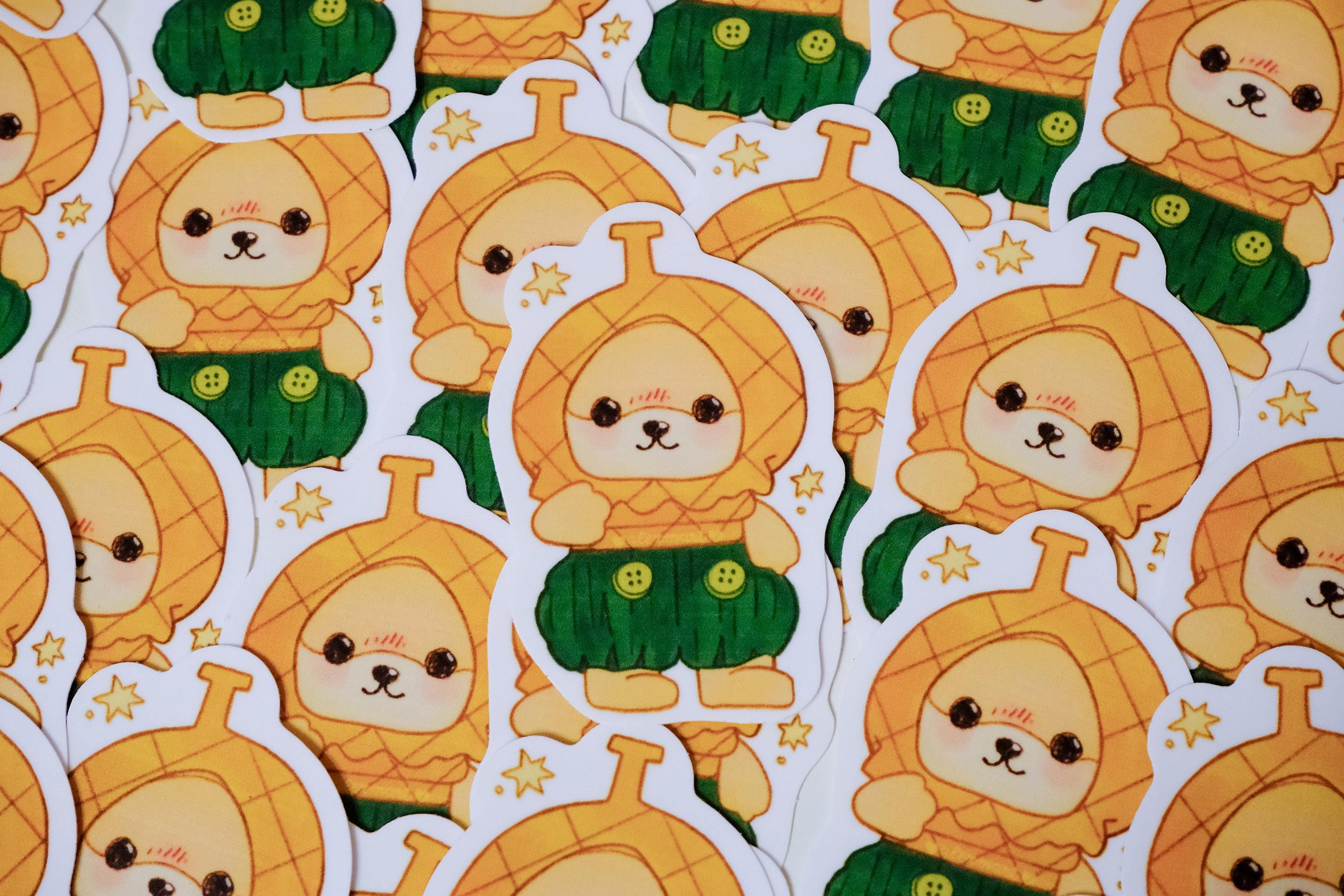 Pineapple Calico Critter - Waterproof Sticker ~ Illustrations by Alex ...