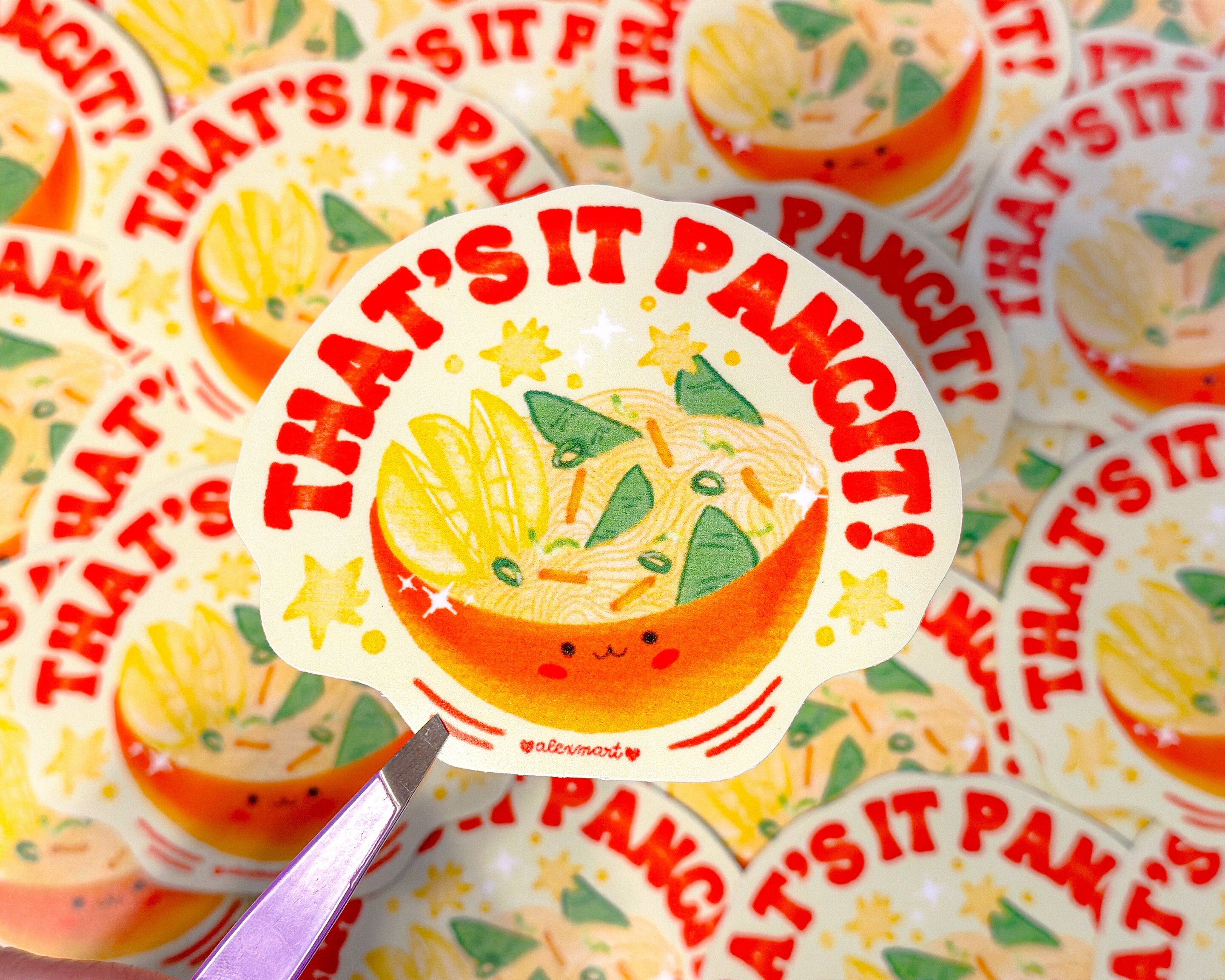 That's It Pancit! - Waterproof Sticker ~ Illustrations by Alex Martinez ...