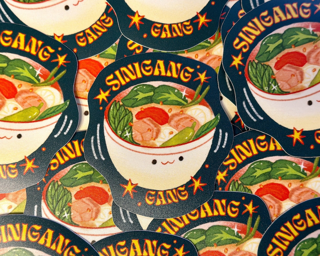 Sinigang Gang - Waterproof Sticker ~ Illustrations by Alex Martinez Art ...